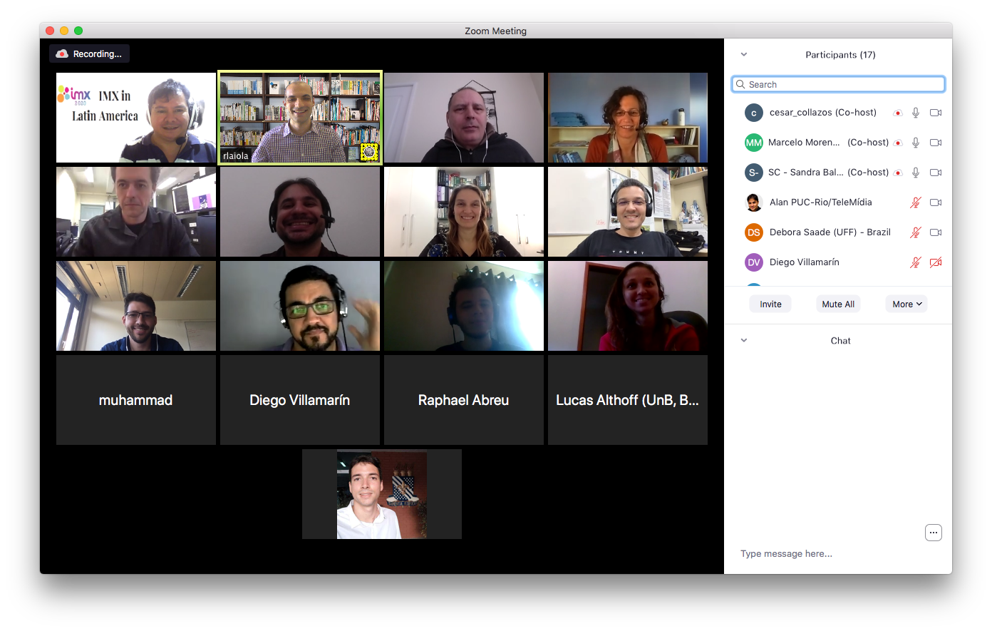 Professor César Collazos was part of the Organizing Committee of IMX ...